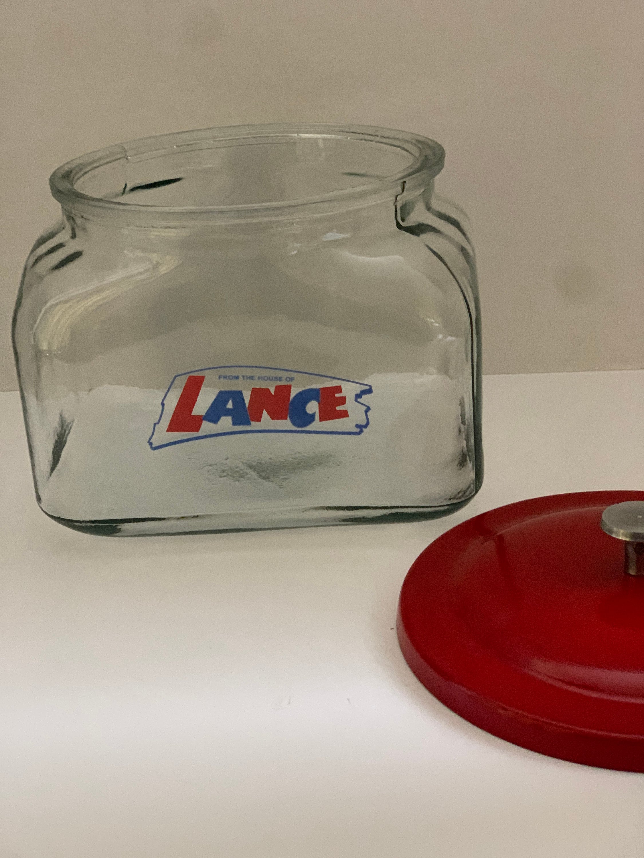 Lance Counter Jar With Lid Country Store Display Cookie Jar Candy Jar ...
