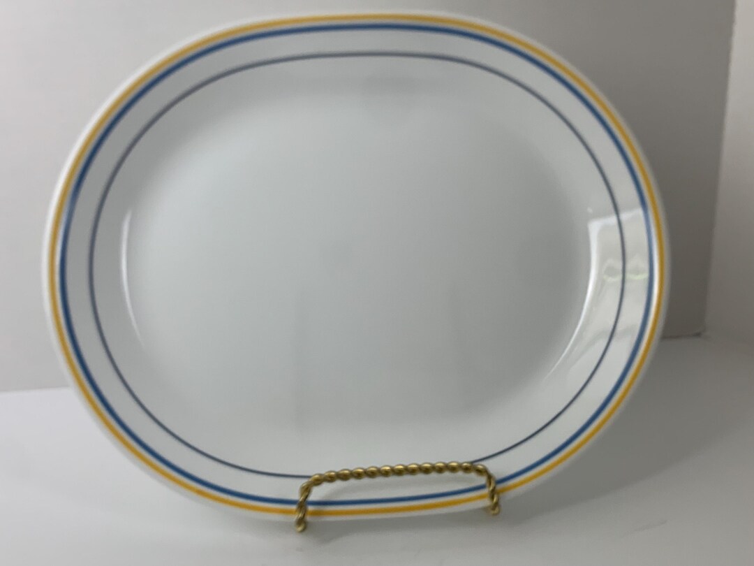 Vintage Corning Corelle Casa Flora Pattern Platter 12 1/4 Inch X 10 ...