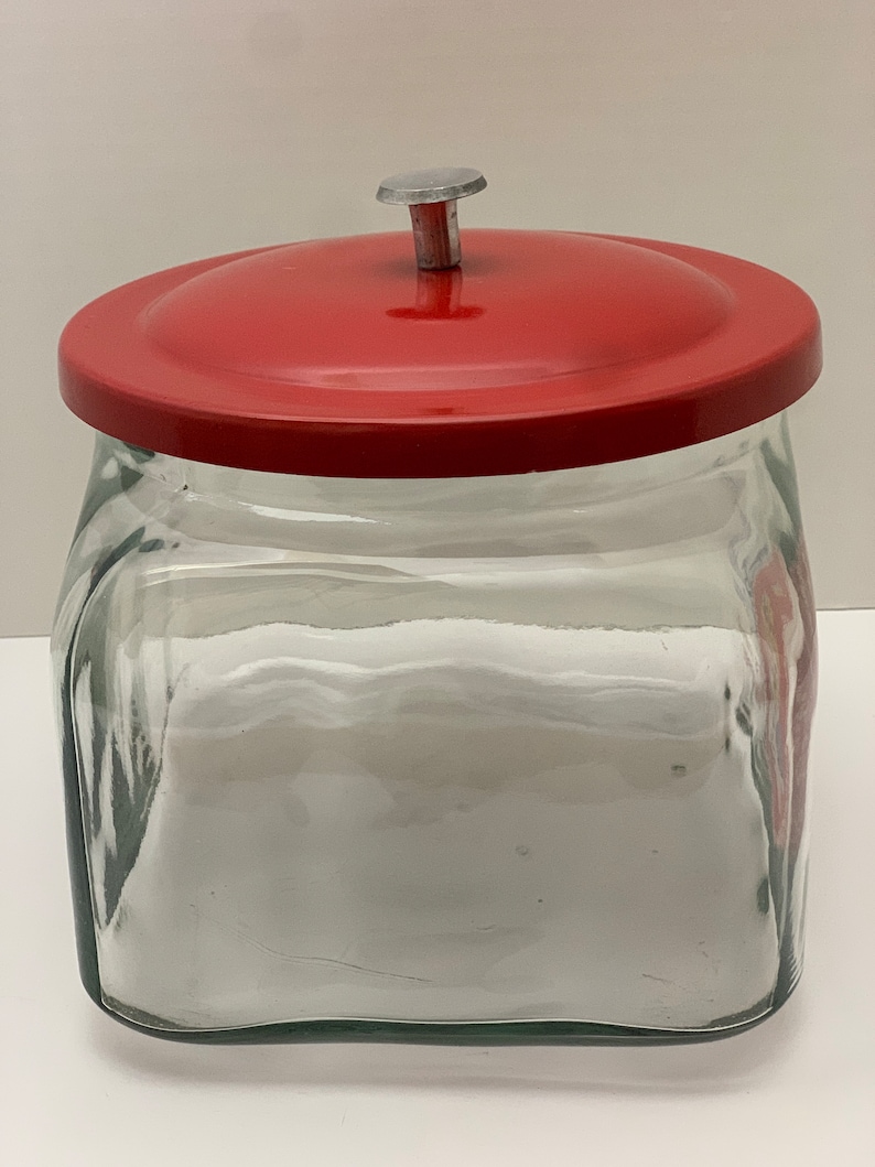 Sunbeam Bread Counter Jar & Lid Country Store Display Cookie Jar Candy ...