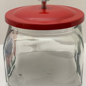 Sunbeam Bread Counter Jar & Lid Country Store Display Cookie Jar Candy ...