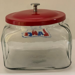Lance Counter Jar With Lid Country Store Display Cookie Jar Candy Jar ...