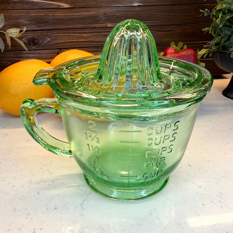 Vintage Green Citrus Juicer - Etsy