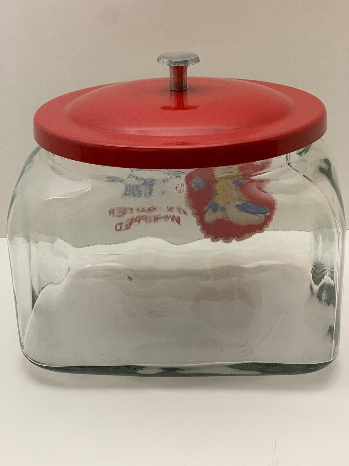Sunbeam Bread Counter Jar & Lid Country Store Display Cookie Jar Candy ...