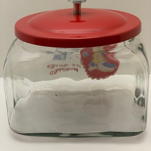 Sunbeam Bread Counter Jar & Lid Country Store Display Cookie Jar Candy ...