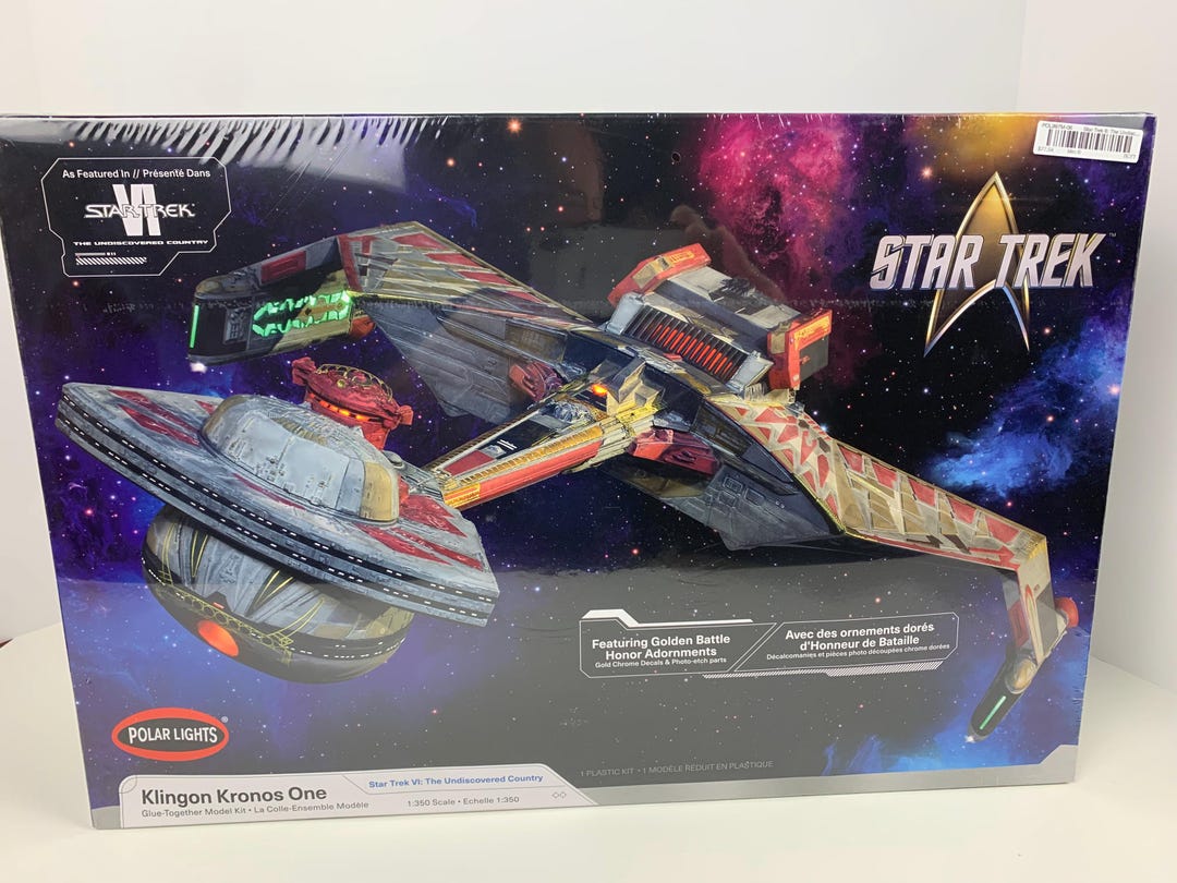 Klingon Kronos One, Star Trek VI Glue Together Model Kit, 24", Brand ...