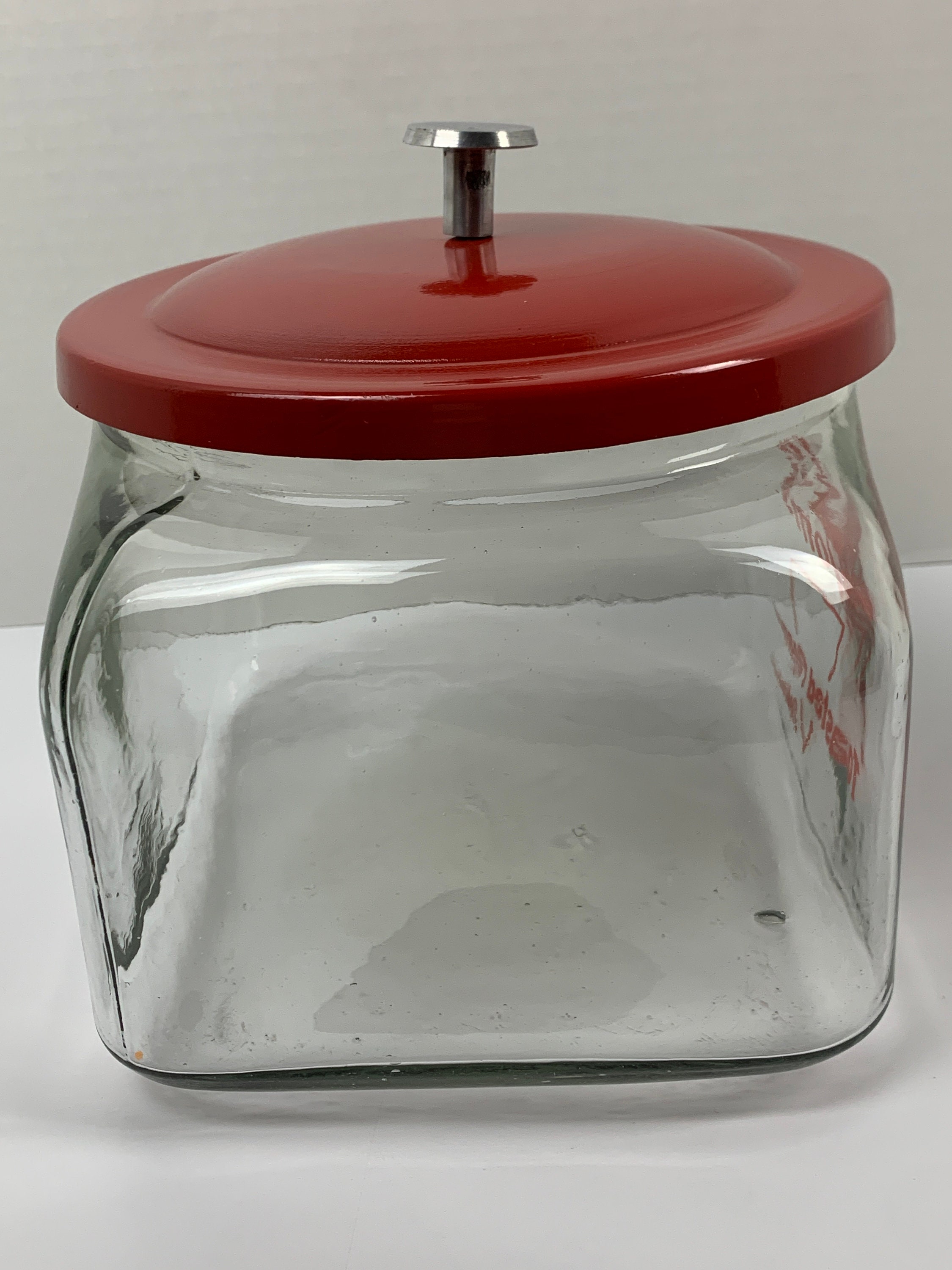 Toms Peanut Counter Jar With Lid Red Letters Country Store Display ...