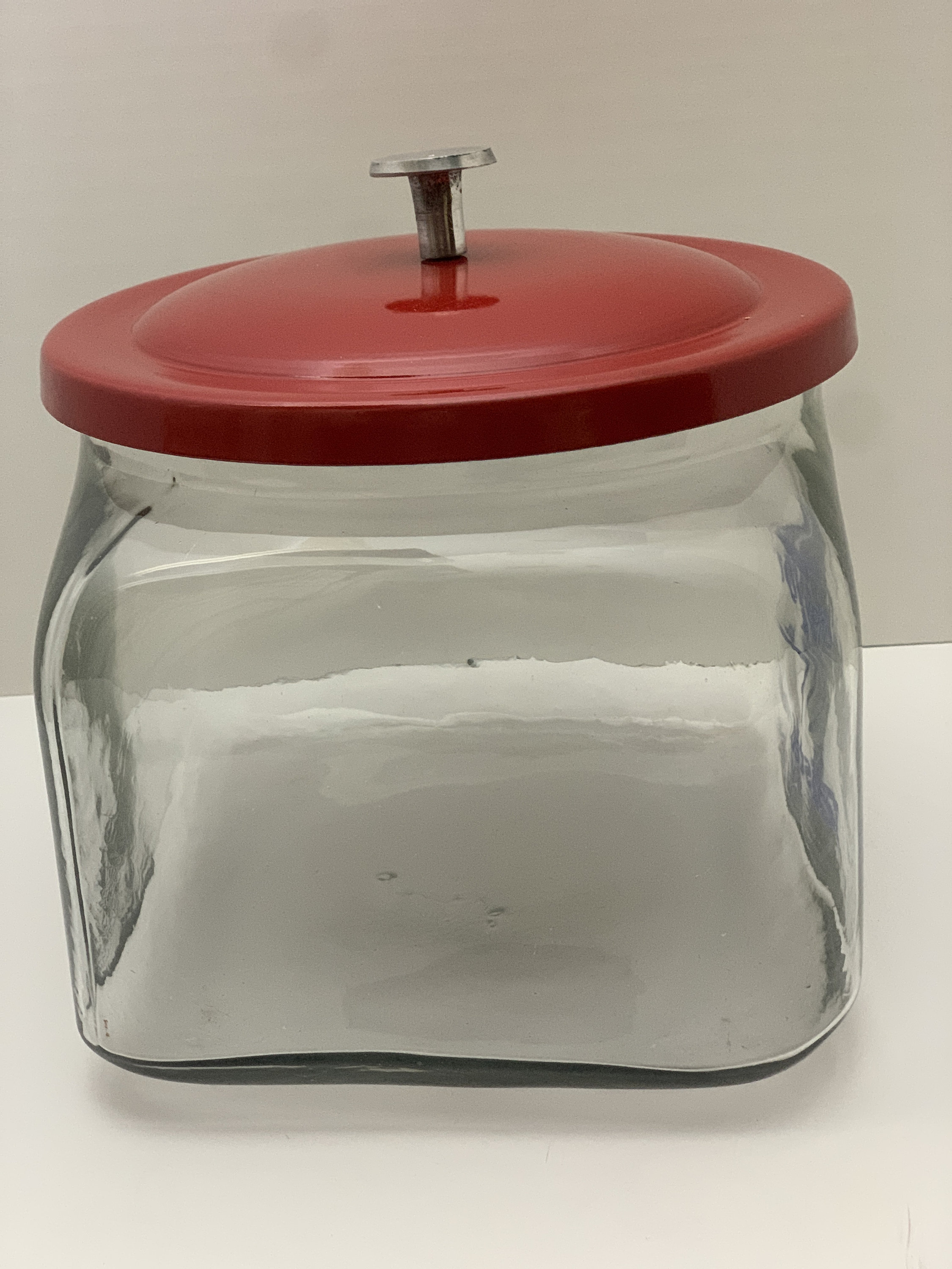 Toms Peanut Counter Jar With Lid Blue Letters Country Store Display ...