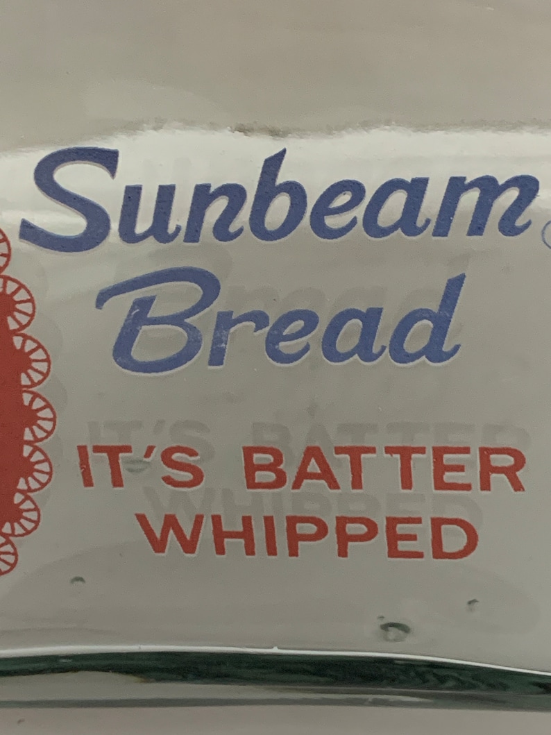 Sunbeam Bread Counter Jar & Lid Country Store Display Cookie Jar Candy ...