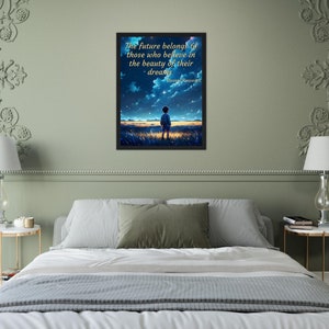 The Future Belong To... | Motivational Poster | Typography Wall Art ...