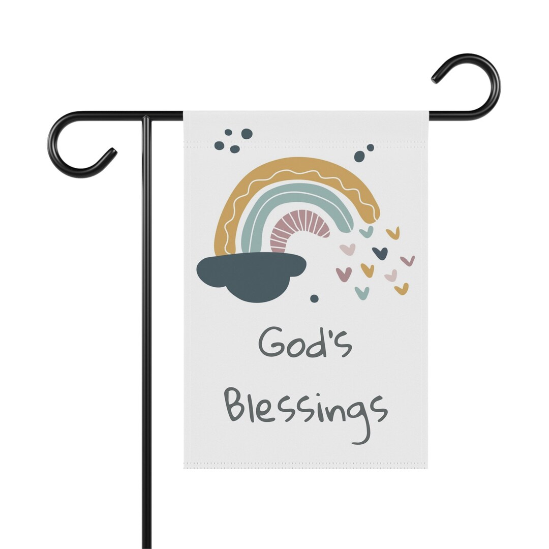 God's Blessings Garden & House Banner - Etsy