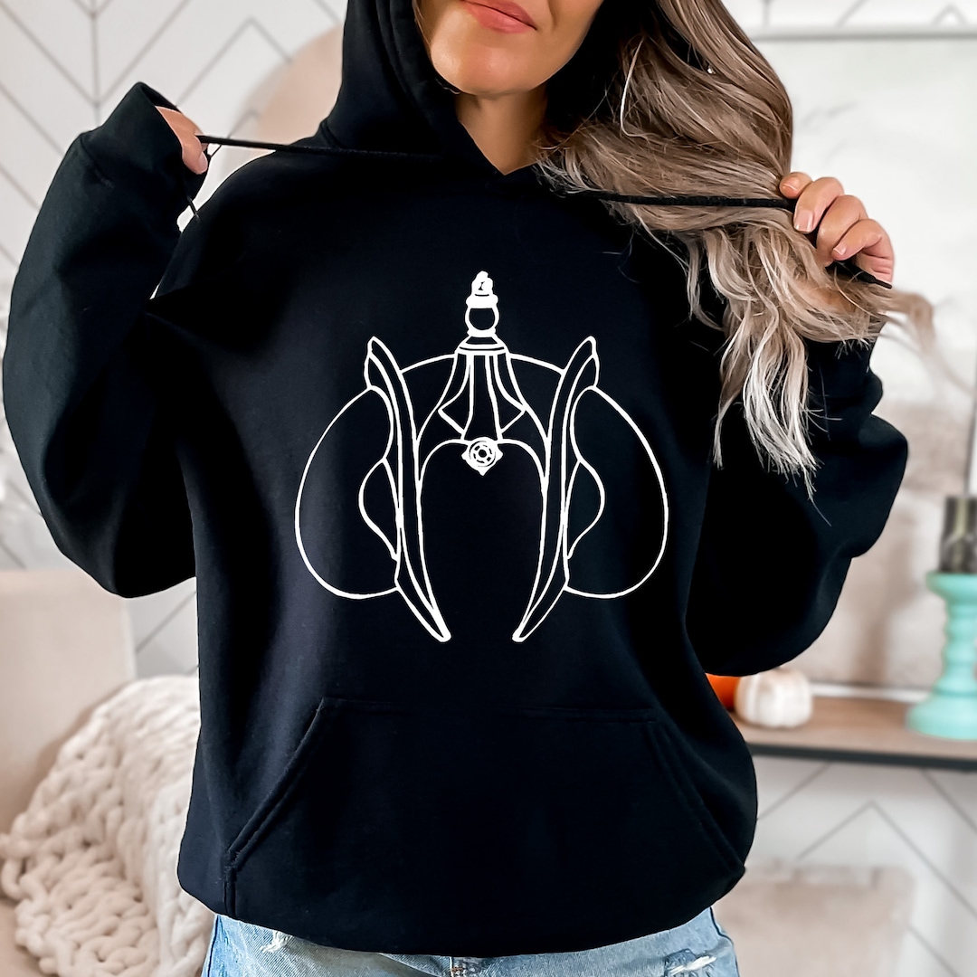 Padme Amidala Headdress Hand Drawn Hoody, Star Wars Queen Amidala Shir ...