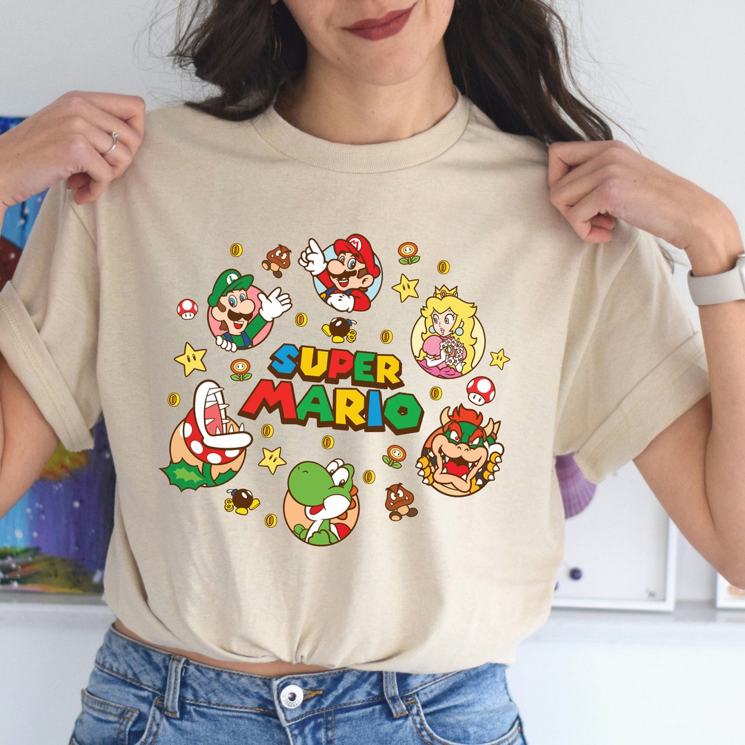 Super Mario Kids Shirt, Super Mario T-shirt, Super Mario Family Tee ...