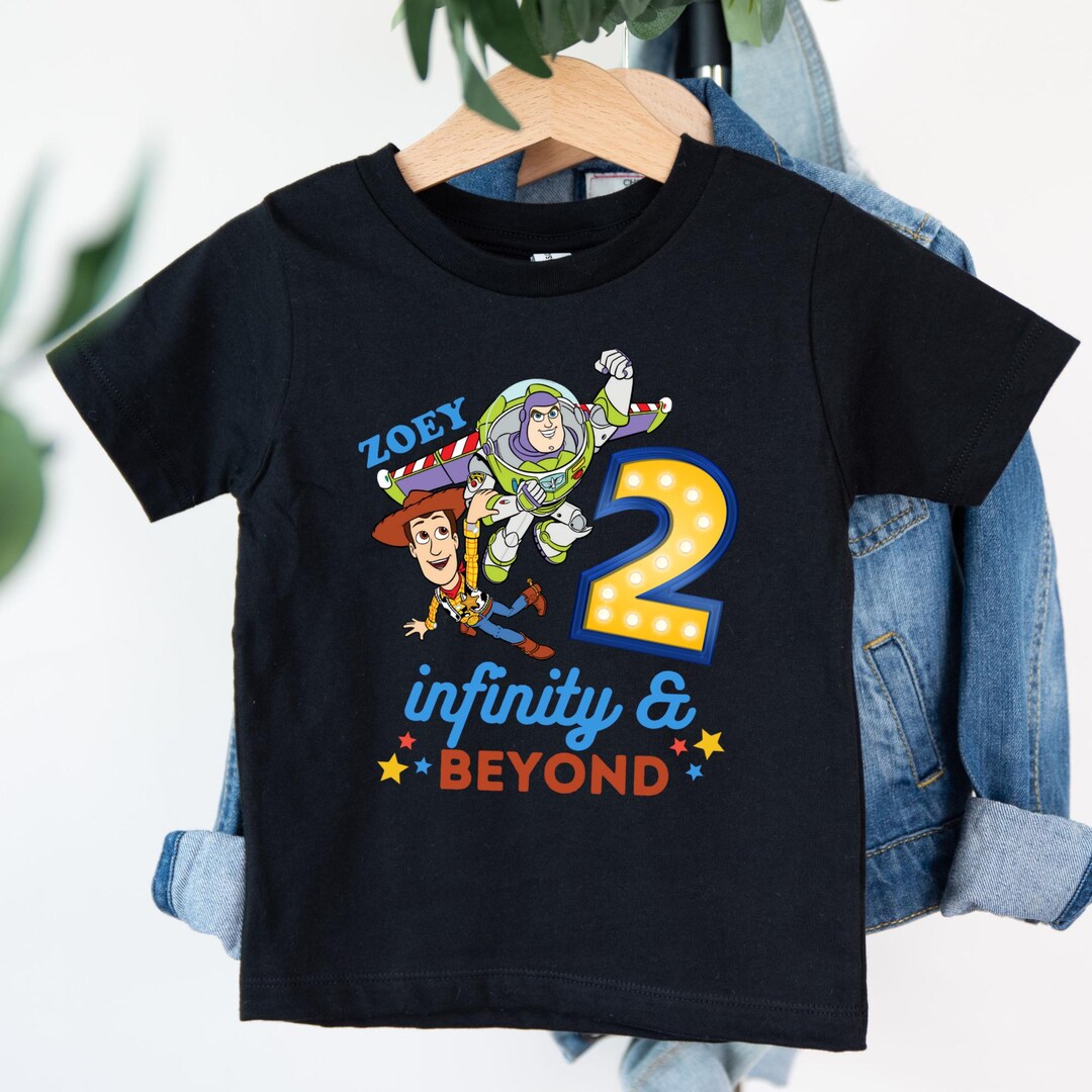 Custom 2 Infinity and Beyond Shirt, Toy Story Shirt, Buzz Lightyear ...