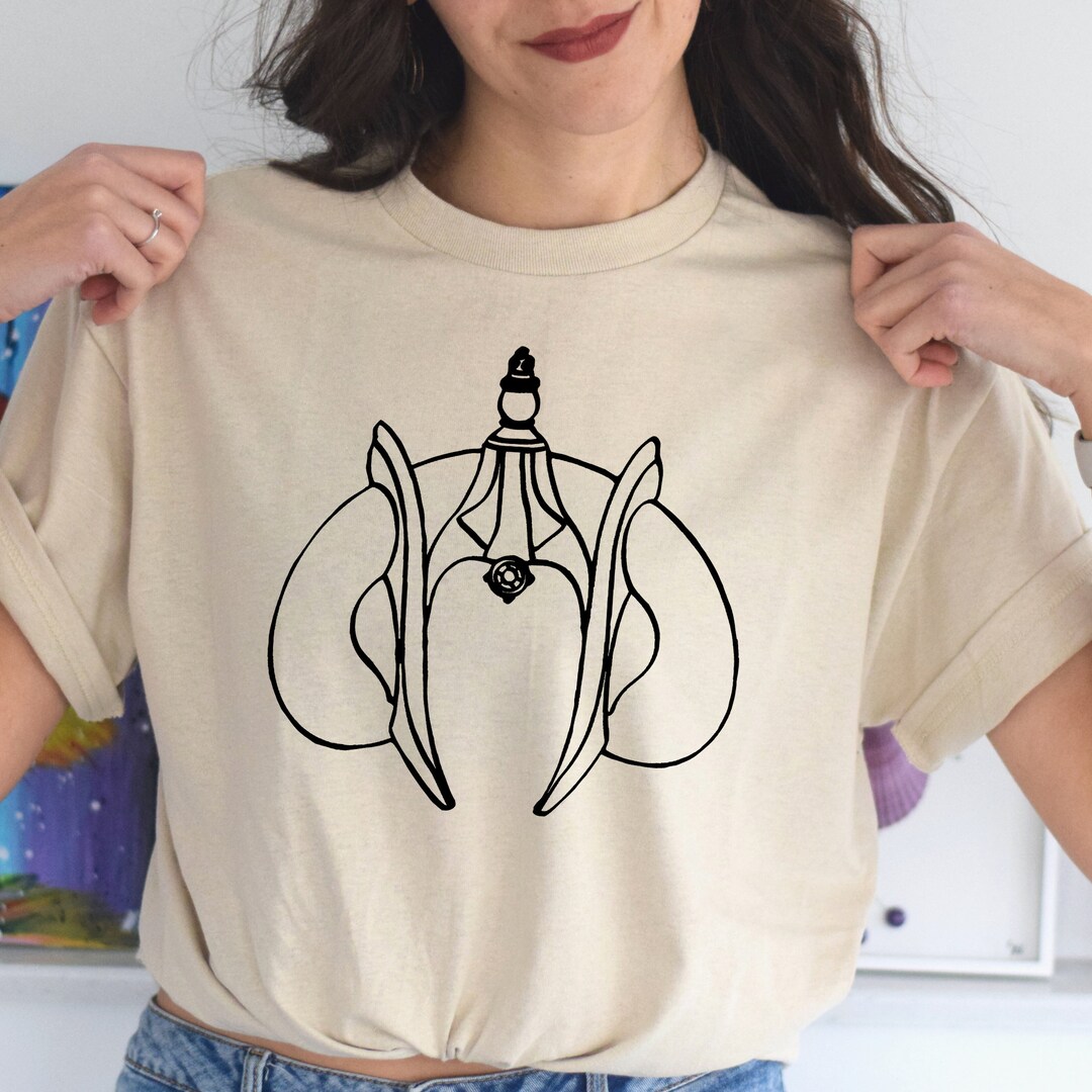 Padme Amidala Headdress Hand Drawn Shirt, Mother Day, Star Wars Mom Tee ...