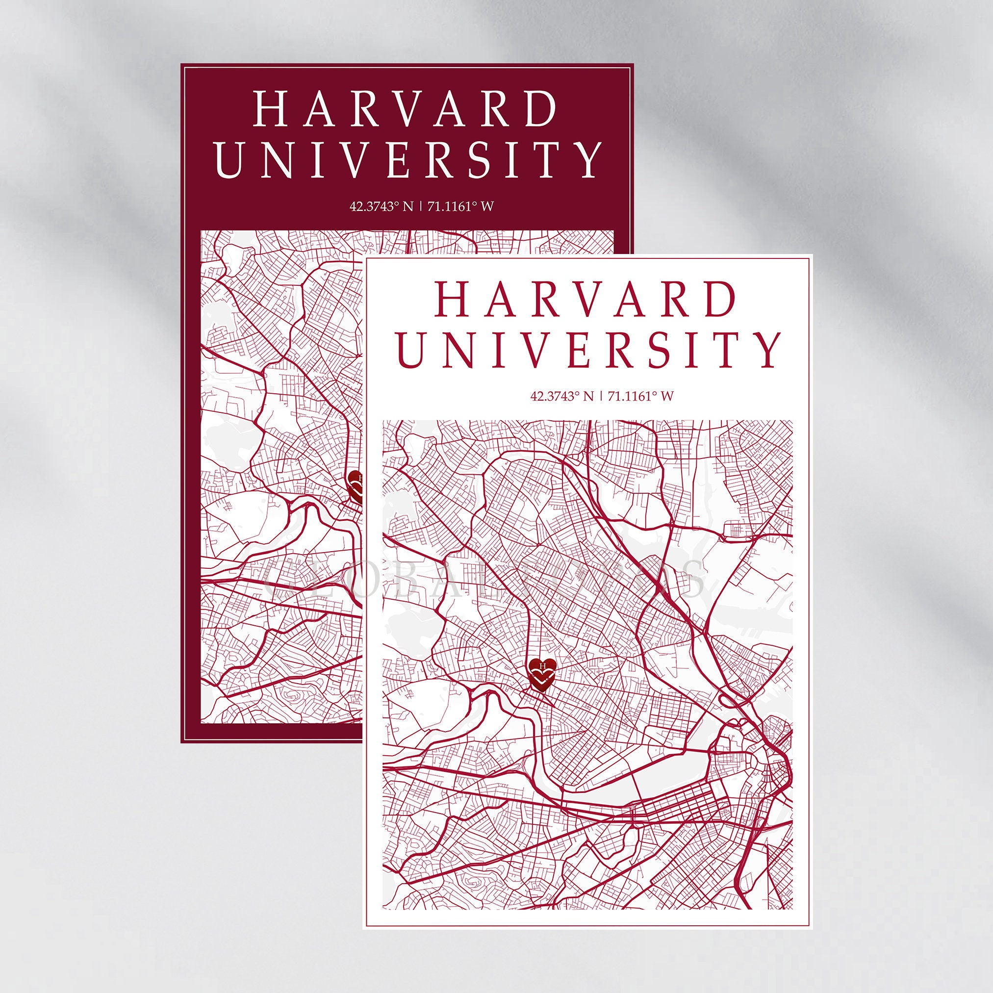 Harvard University Topographic Map | Digital Download | Map Decor - Etsy