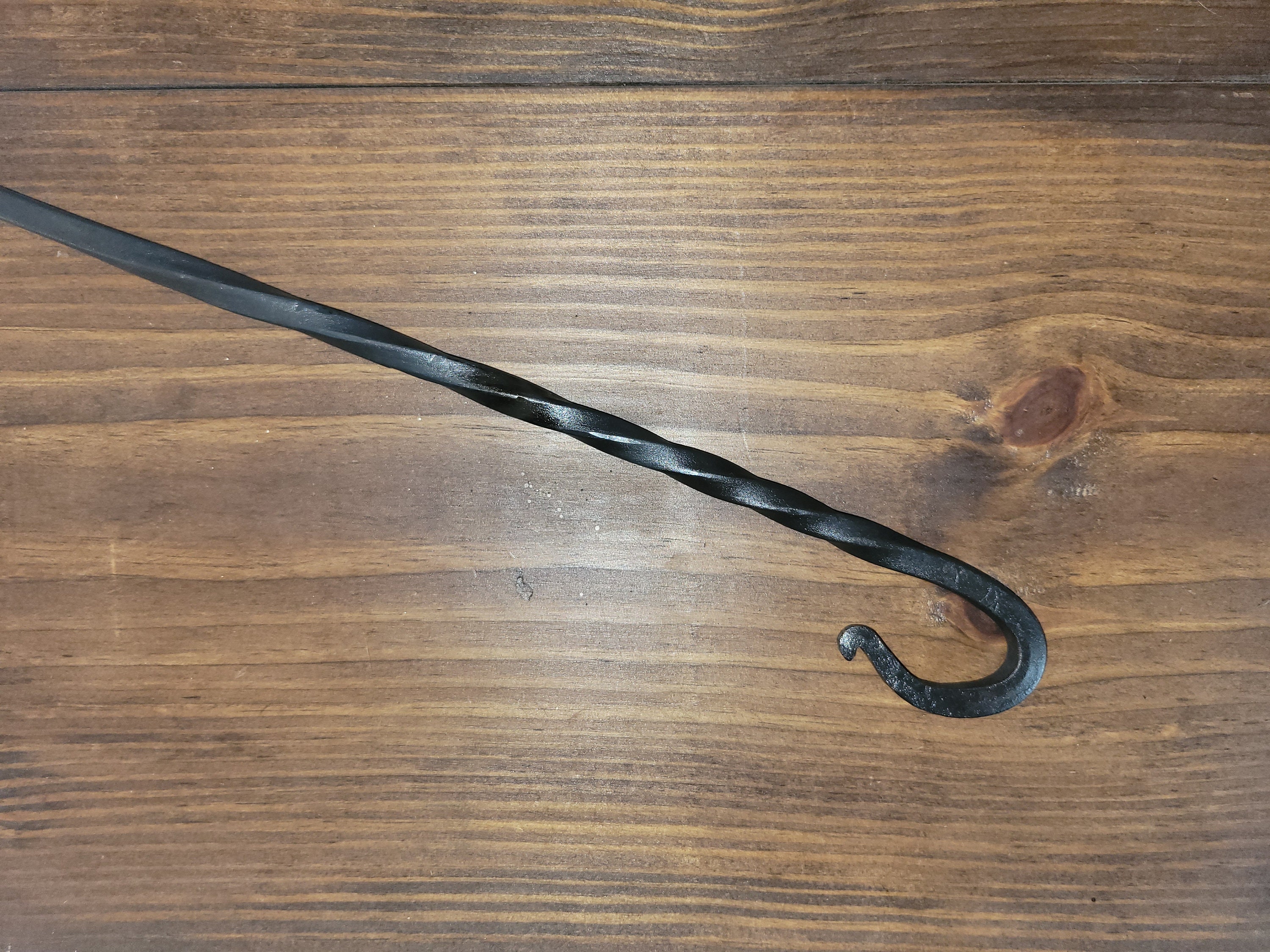Hand Forged Hook Hanging Rod for Plants Bird Feeders Bird - Etsy