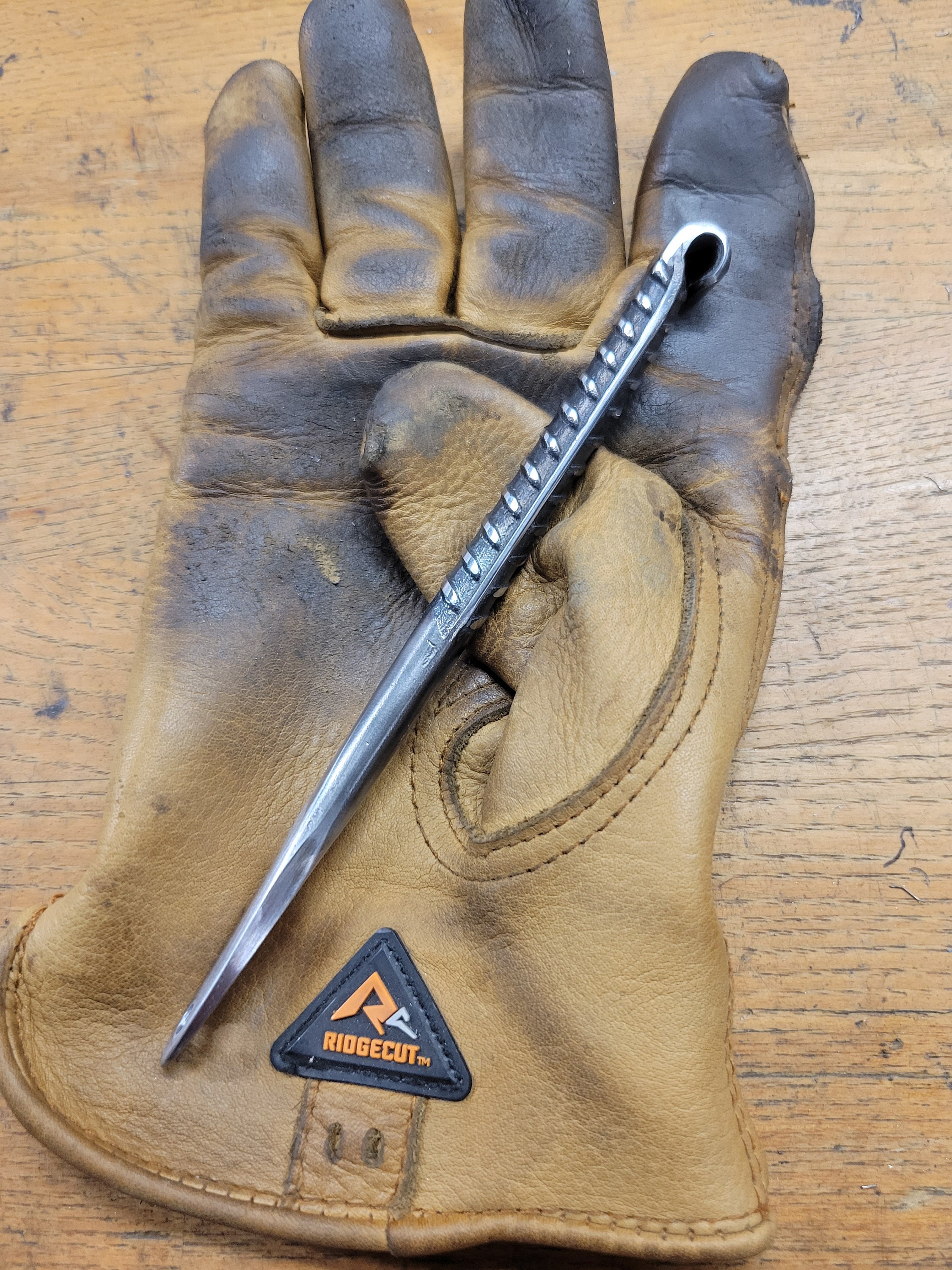 Hand Forged Rope Paracord Lacing Tool Awl Marlin Spike - Etsy
