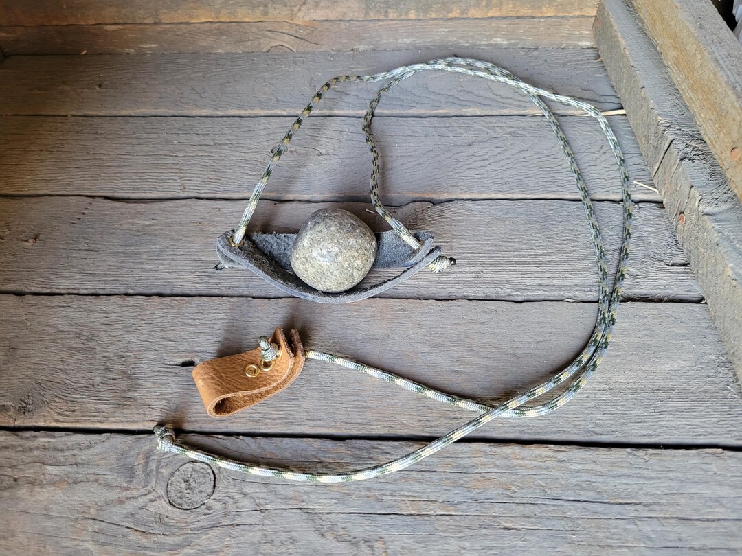 Shepherd Sling With Rivets, Rock Sling, Survival Sling, Sling Shot ...
