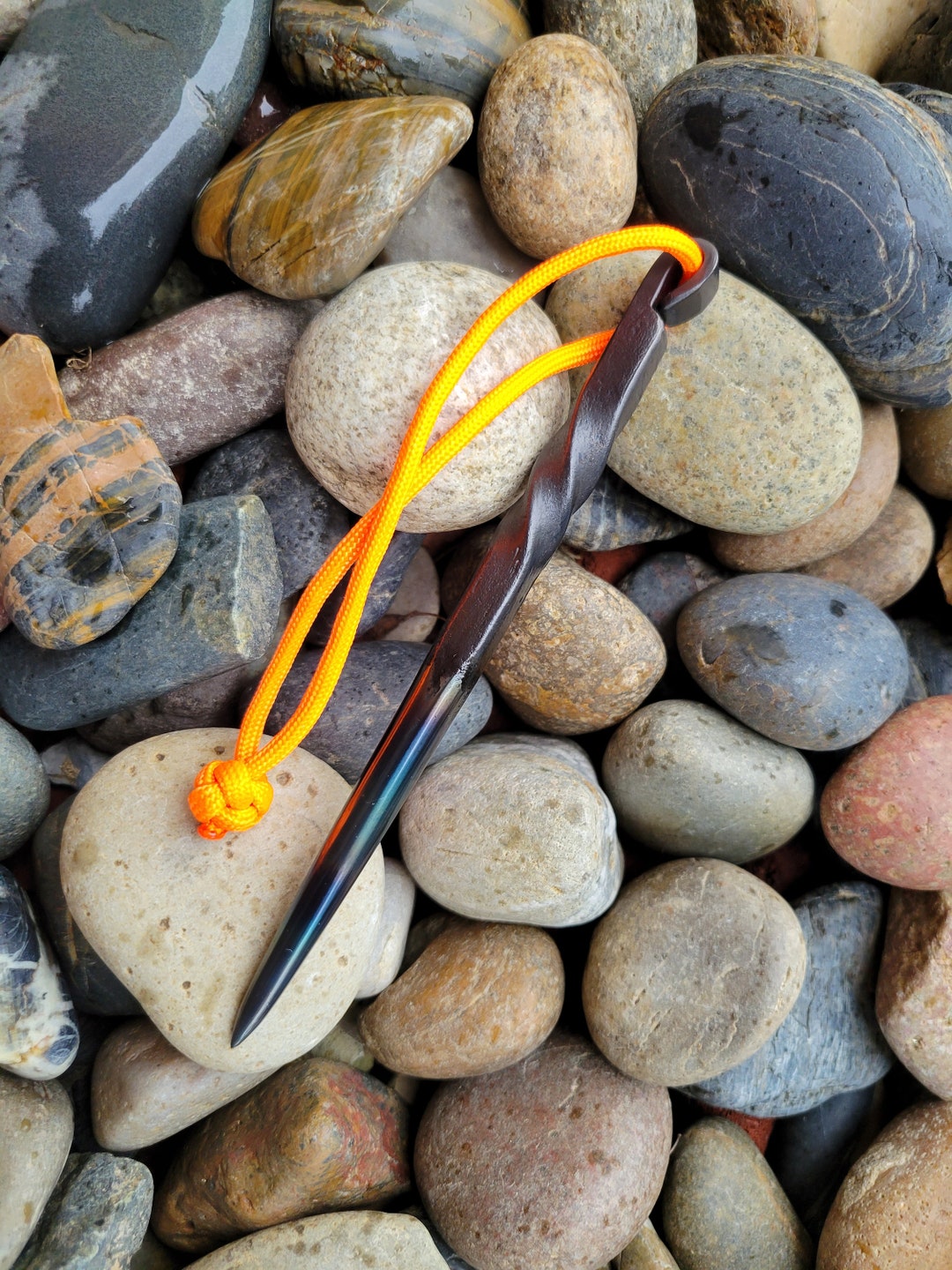 Hand Forged Marlin Spike Awl Flame Patina - Etsy