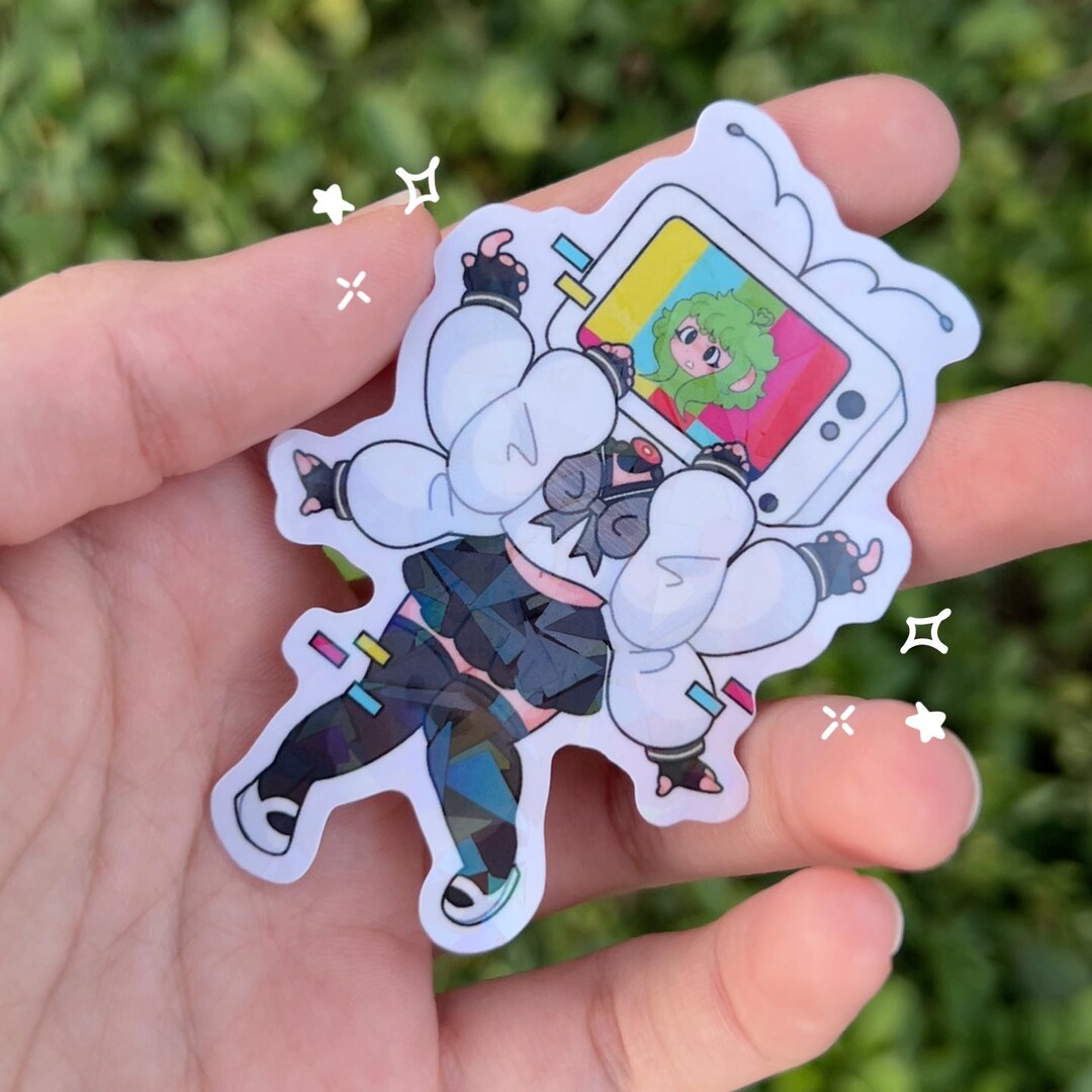 Echo Gumi 2.5” Vinyl + Holographic Sticker | Vocaloid | GUMI Megpoid - Etsy