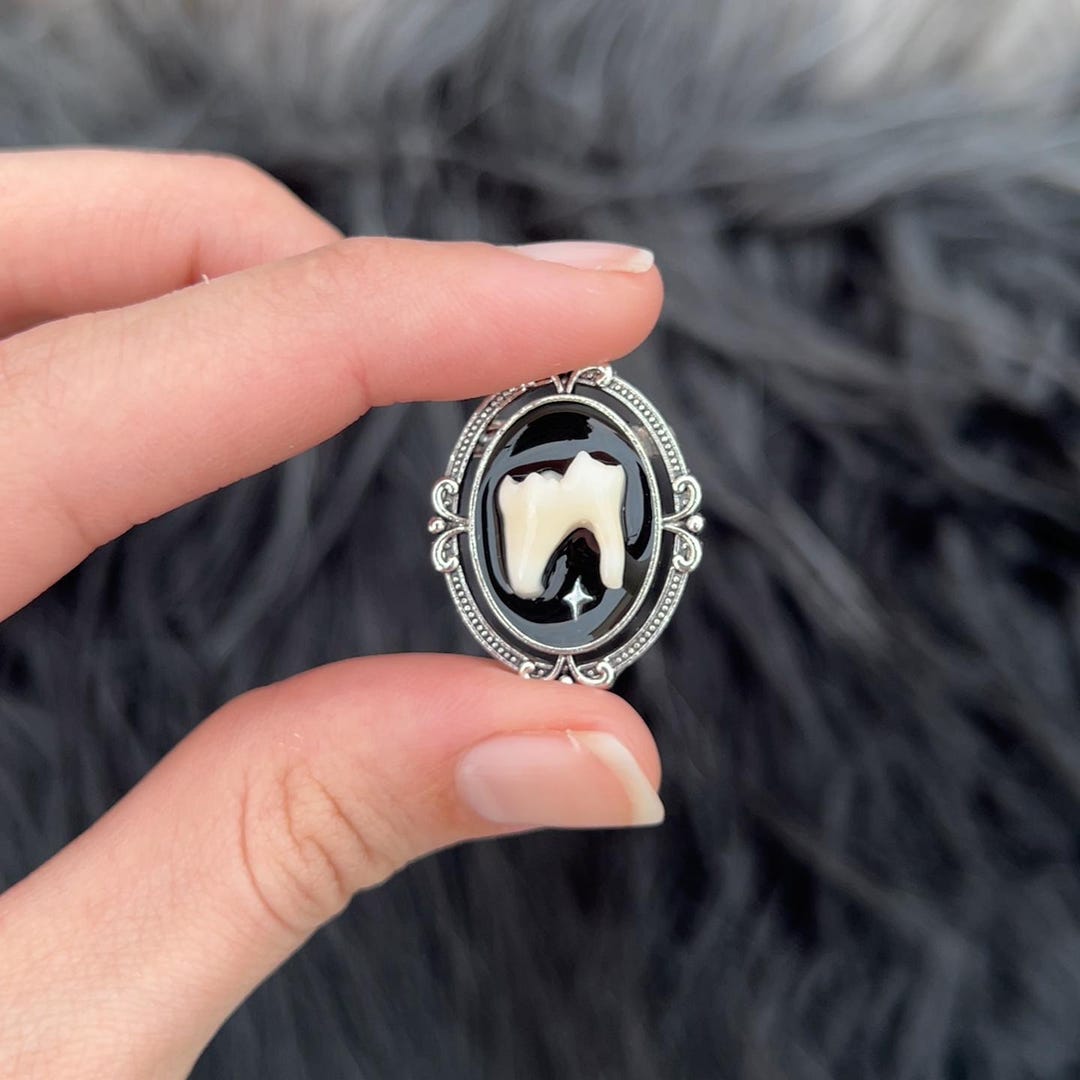 Raccoon Molar Gothic Pin Gothic Jewelry Accessories Goth Aesthetic ...
