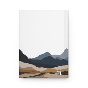 Hardcover Matte Journal - Mountains Design - Etsy