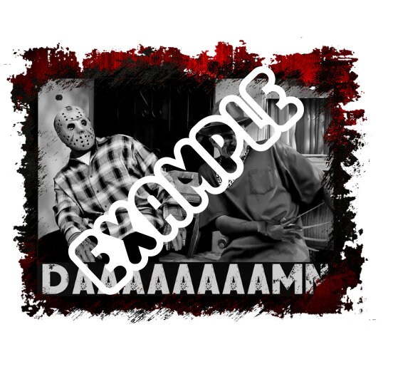 Jason Voorhees and Freddy Krueger Friday Damnnnn Funny Meme Halloween Shirt - Etsy
