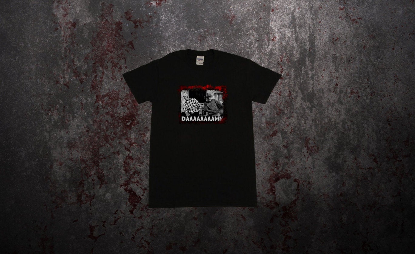 Jason Voorhees and Freddy Krueger Friday Damnnnn Funny Meme Halloween Shirt - Etsy