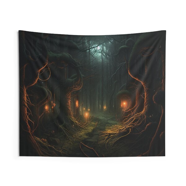 Forest Tapestry - Etsy
