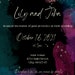 Jewel Tone Watercolor Wedding Invitation Suite - Etsy