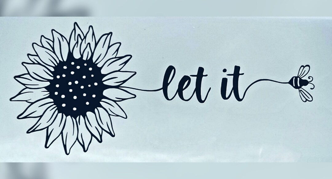 Let It Bee Decal - Etsy
