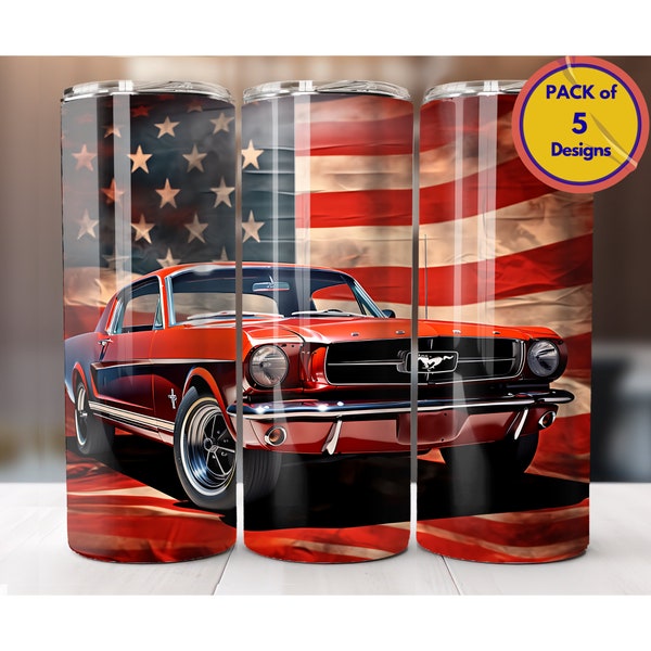 Ford Mustangs Sublimation Design - Etsy