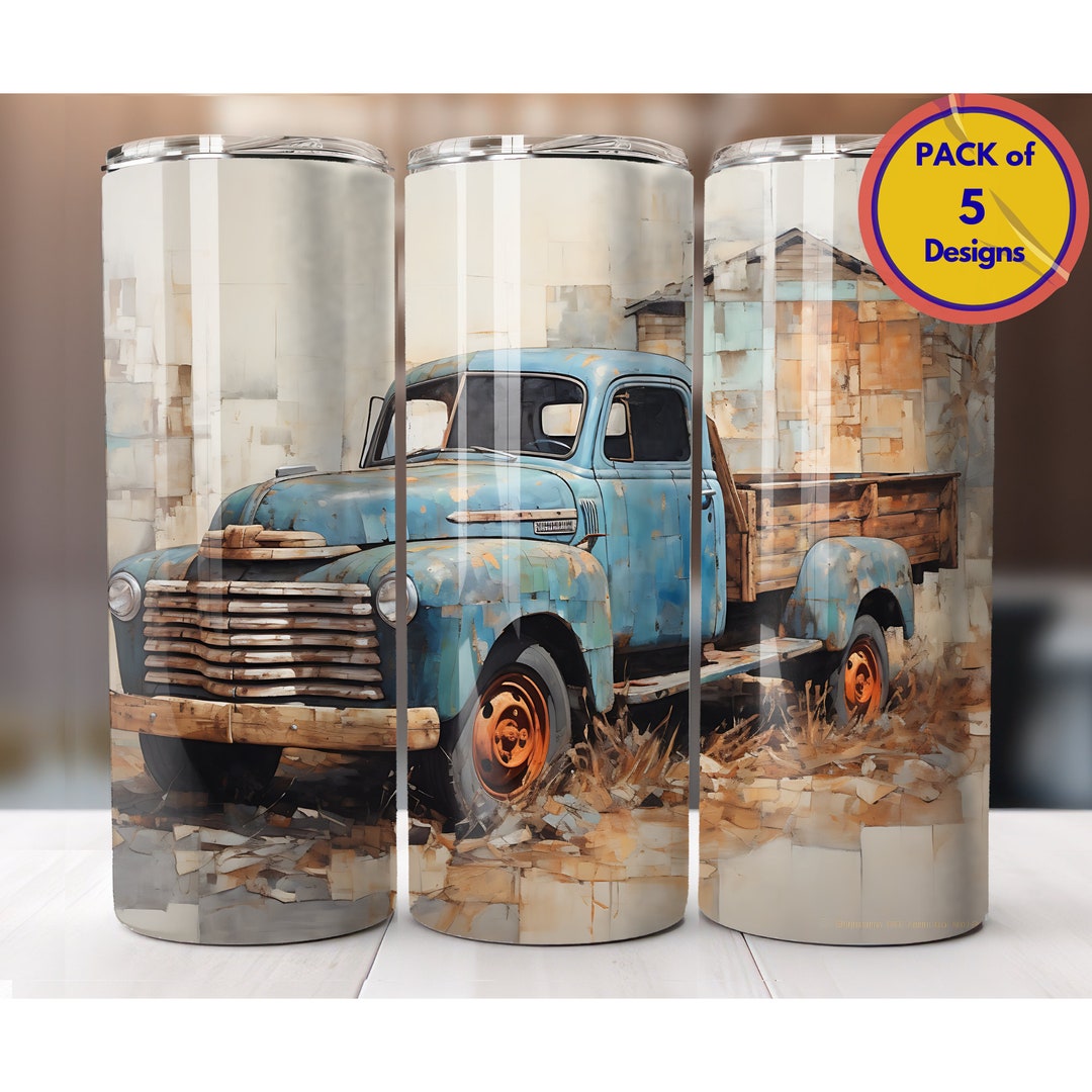 Rustic Chevy Truck 20 Oz Tumbler Sublimation Design PNG - Etsy