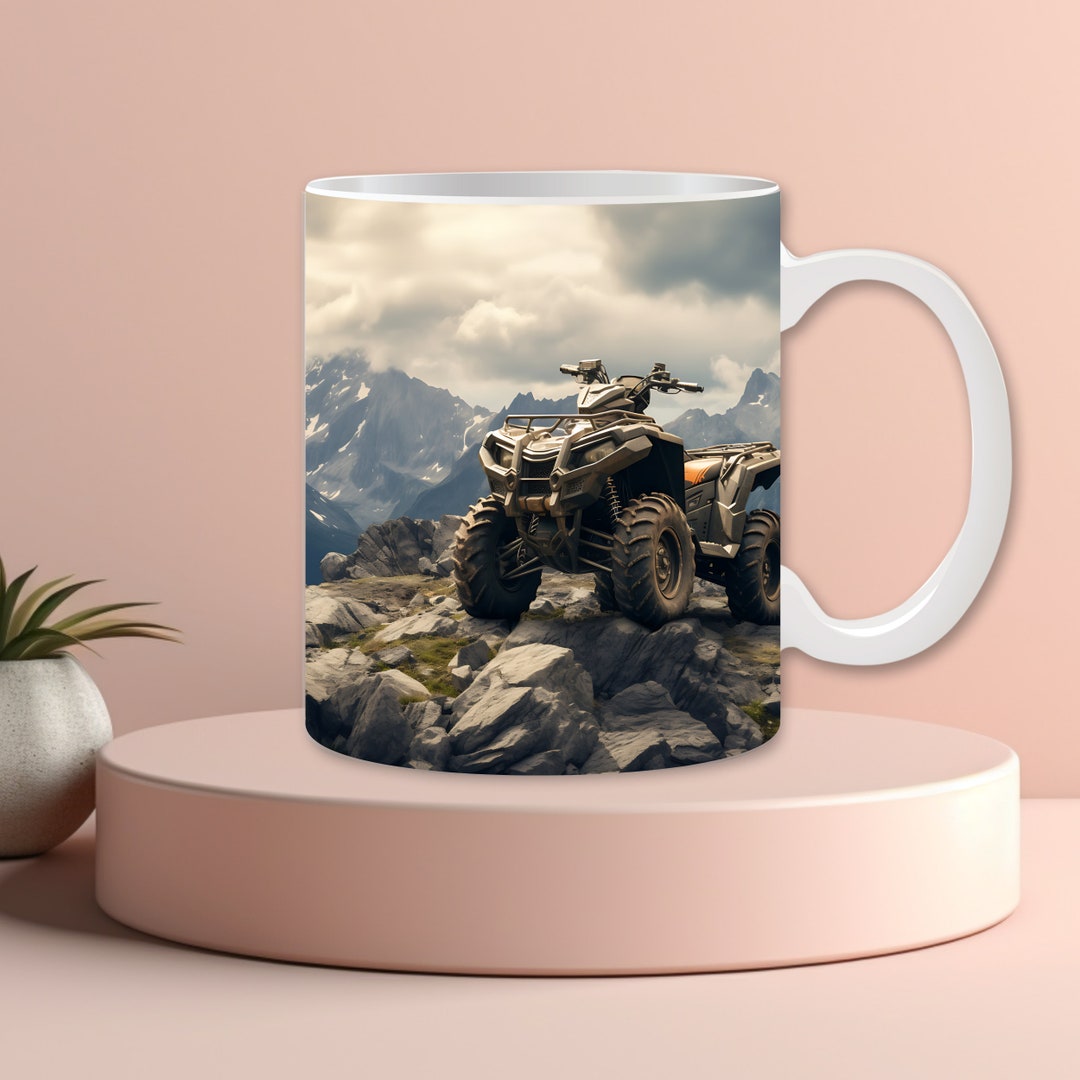 ATV Quad Bike 4-wheeler Motorsport 11oz & 15oz Mug Wrap Design PNG ...