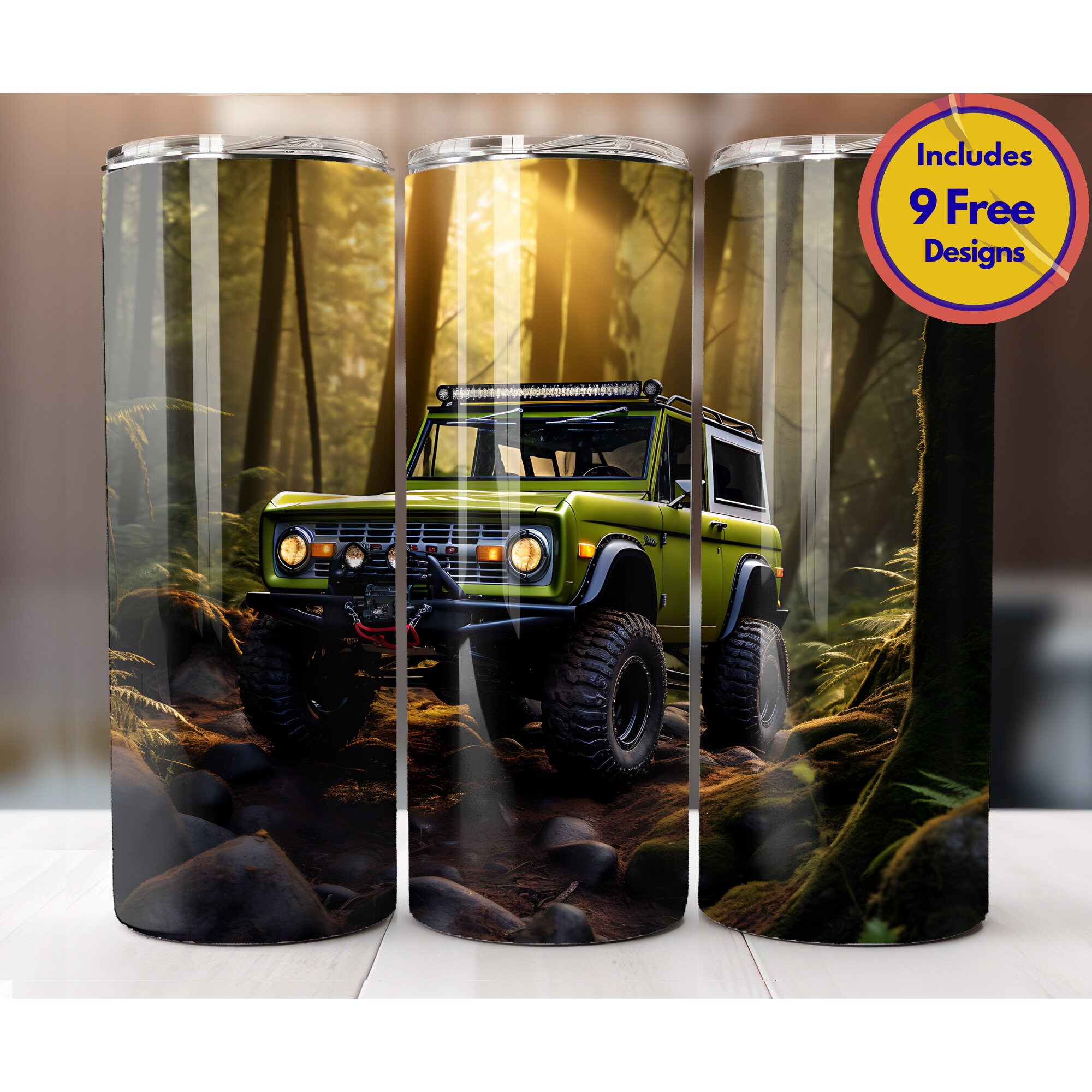 Ford Bronco Woods 20 Oz Skinny Tumbler Sublimation Design - Etsy