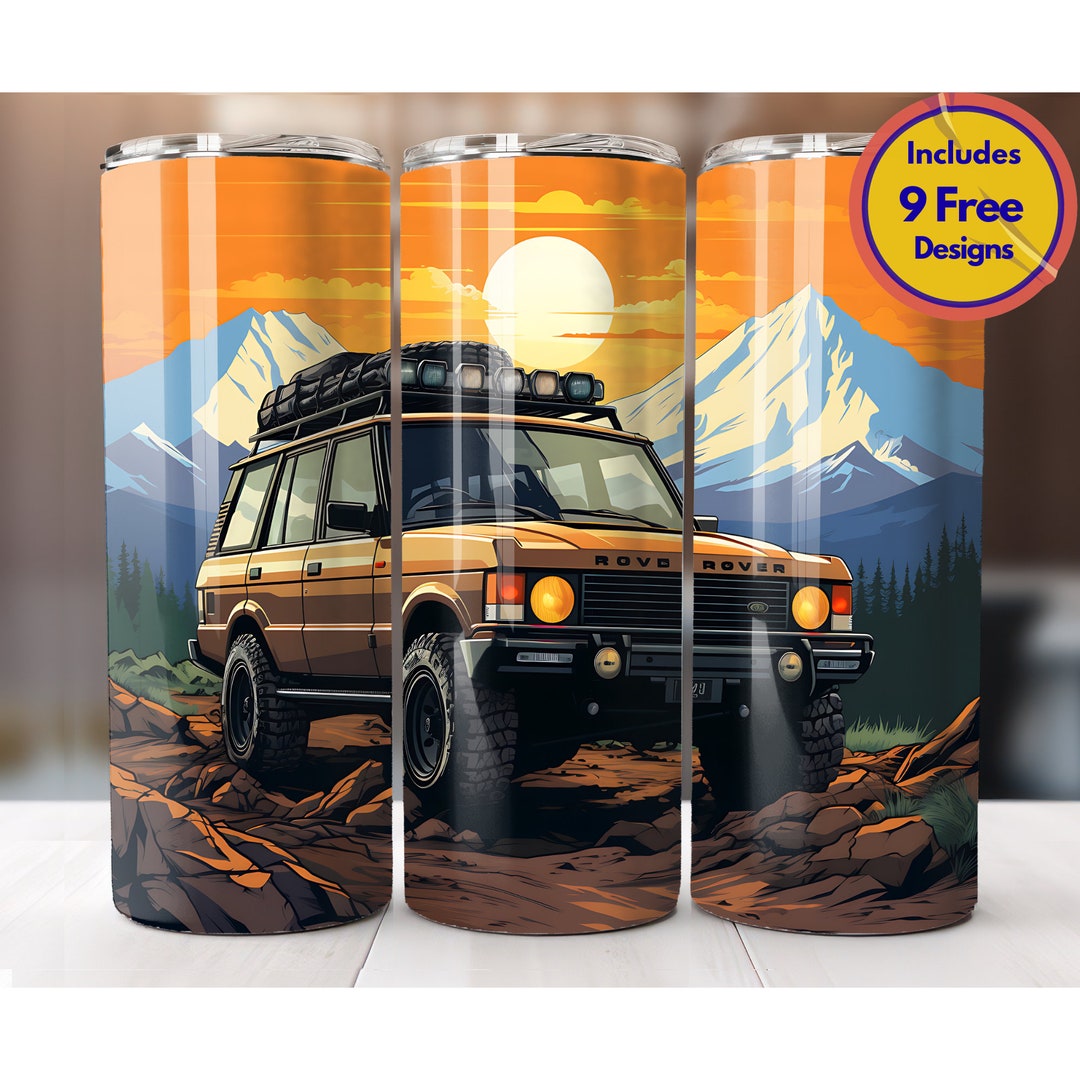 Classic Range Rover Square Body Truck 20 Oz Tumbler Sublimation Design ...