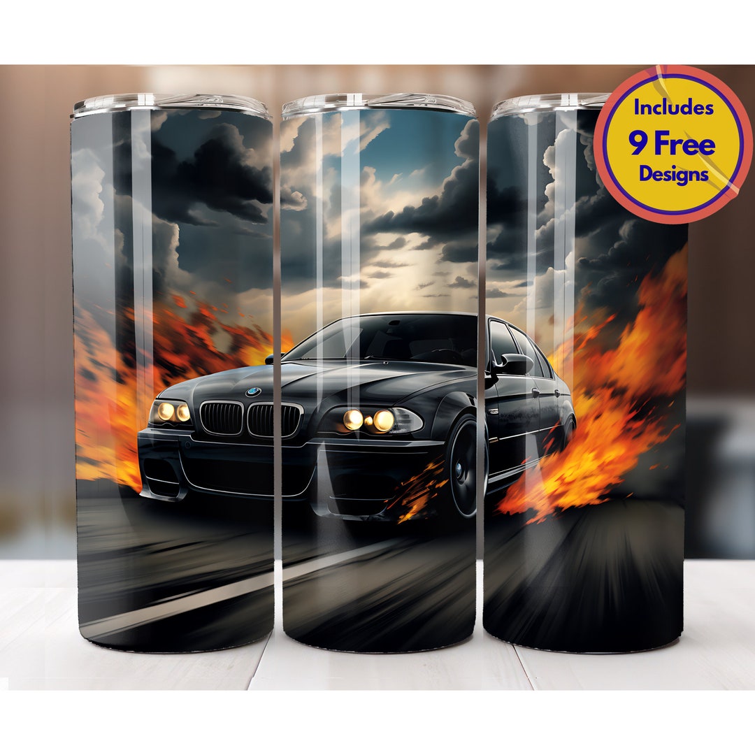 BMW E39 M Sports Car 20oz Tumbler Sublimation Design PNG Sports Car ...