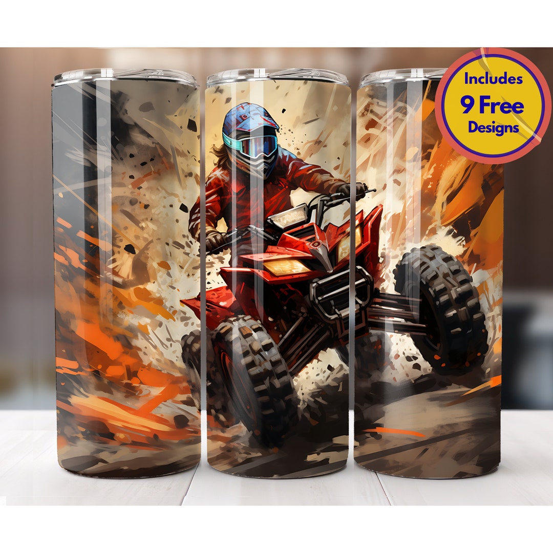 ATV off Road Racing Quad Bike 4-wheeler Motorsport 20 Oz Tumbler ...