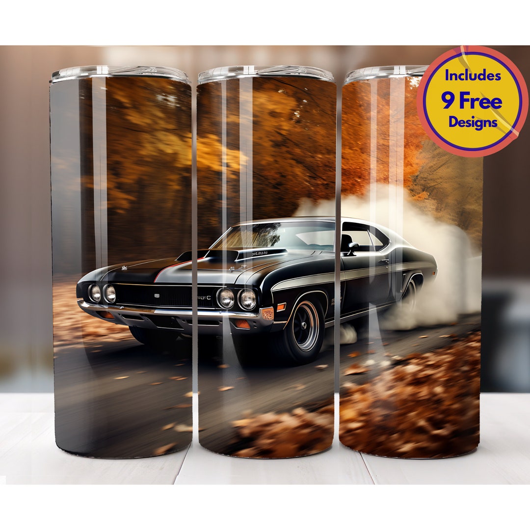 Classic Ford Torino Muscle Car 20 Oz Tumbler Sublimation Design Vintage ...