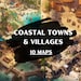 Dnd Coastal Towns and Villages Maps Bundle, 10 D&D Battlemaps, Dungeons ...
