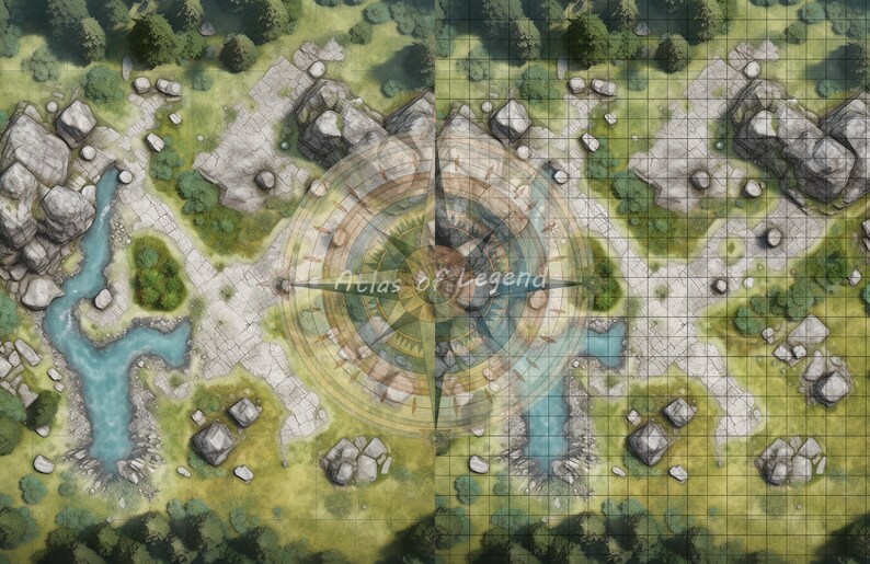 Dnd Alpine Battle Maps Bundle, 11 D&D Battlemaps, Dungeons and Dragons ...