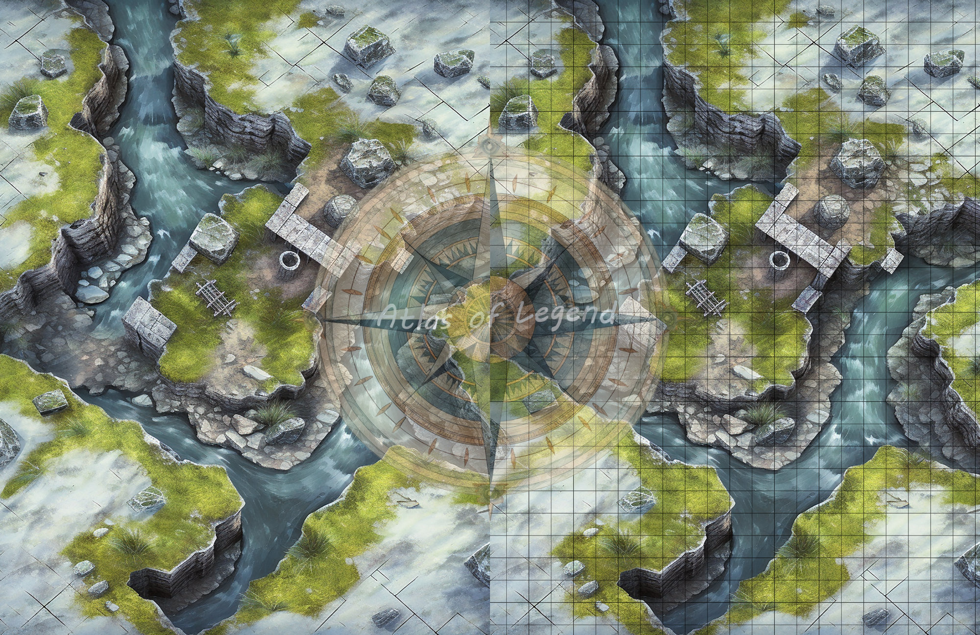 Dnd Arctic Battlemaps Bundle, 12 D&D Battlemaps, Dungeons and Dragons ...