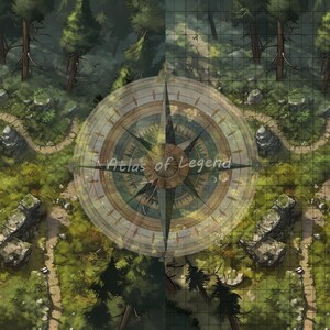 Dnd Forest Battlemaps V1 Bundle, 8 D&D Battlemaps, Dungeons and Dragons ...