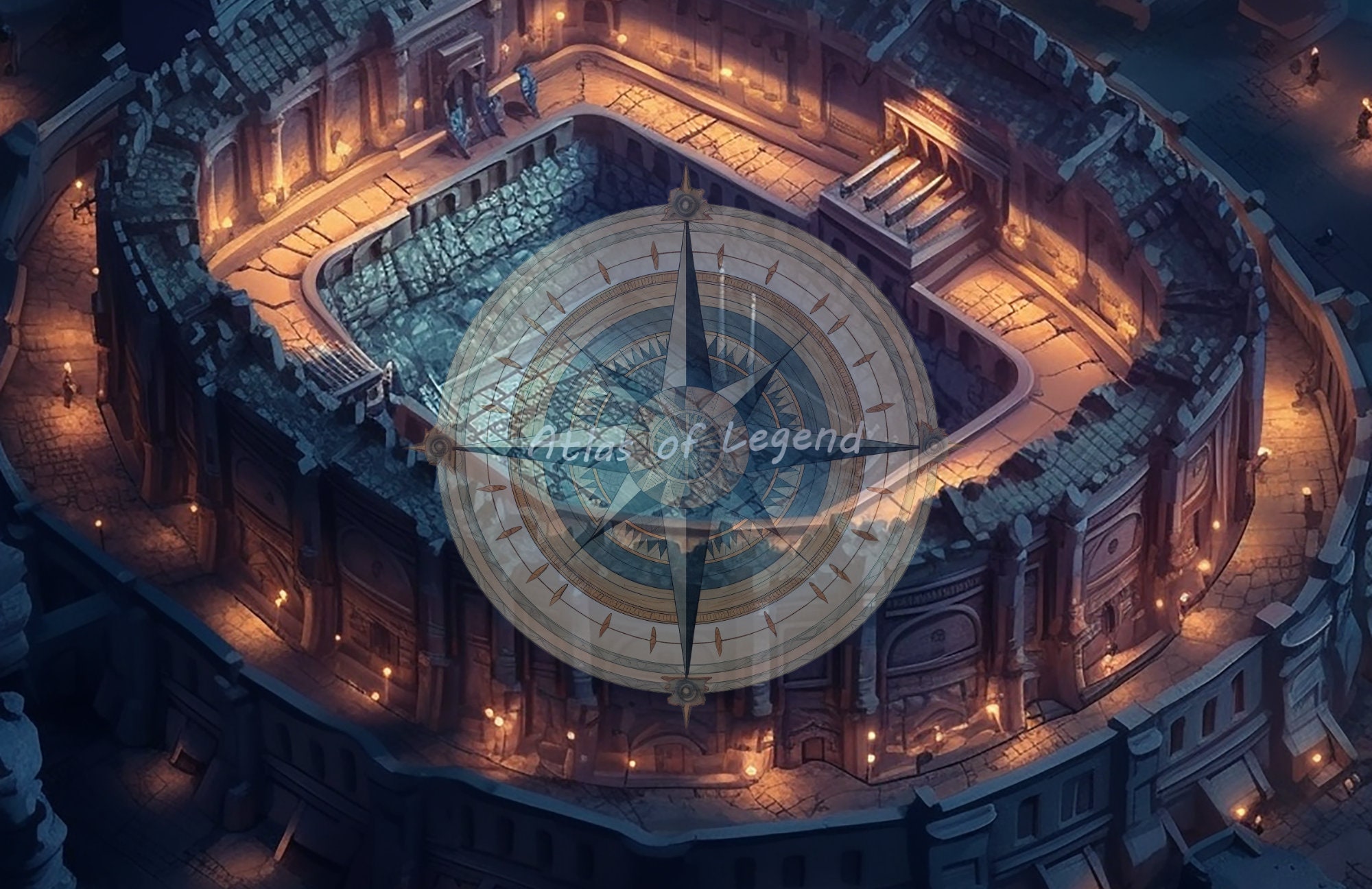 Dnd Stadiums and Arenas Maps Bundle, 10 D&D Battlemaps, Dungeons and ...