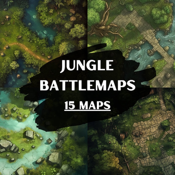 Dnd Jungle Battle Maps - Etsy