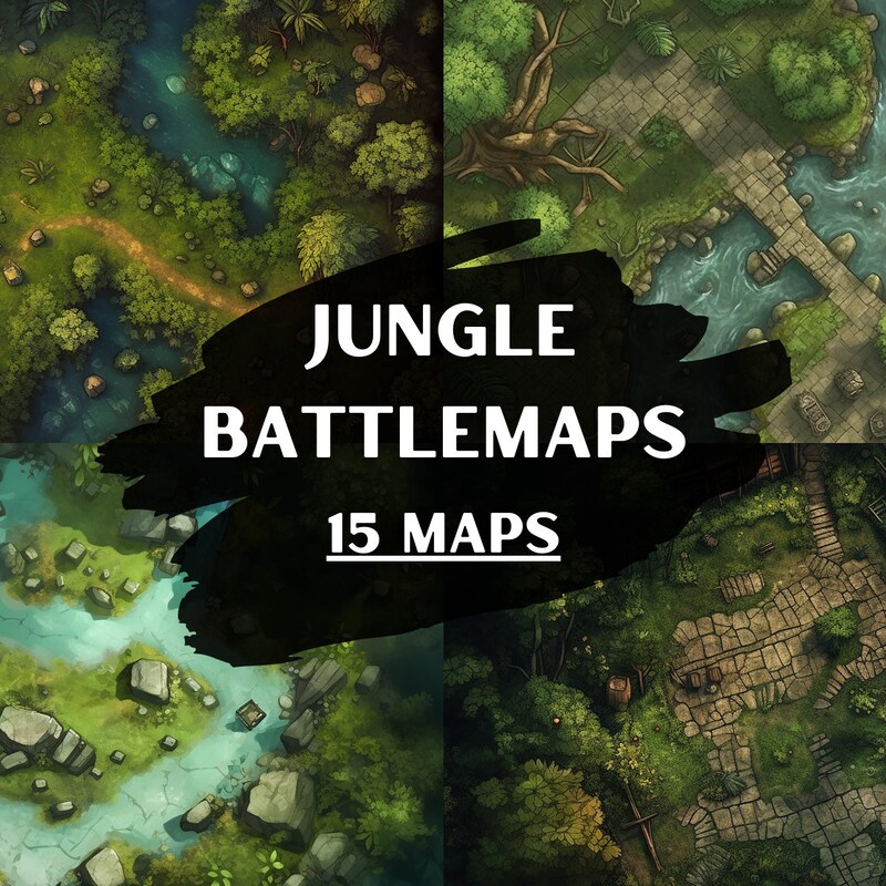 Dnd Jungle Battle Maps - Etsy
