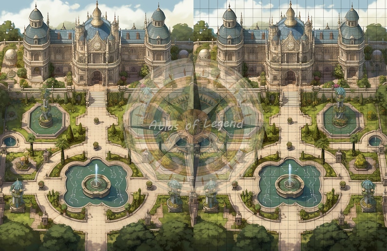 Dnd Castle Exteriors 8 D&D Battlemaps Dungeons and Dragons - Etsy