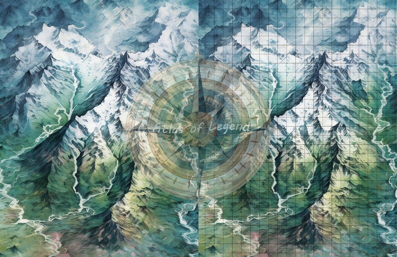 Dnd Alpine Battle Maps Bundle, 11 D&D Battlemaps, Dungeons and Dragons ...