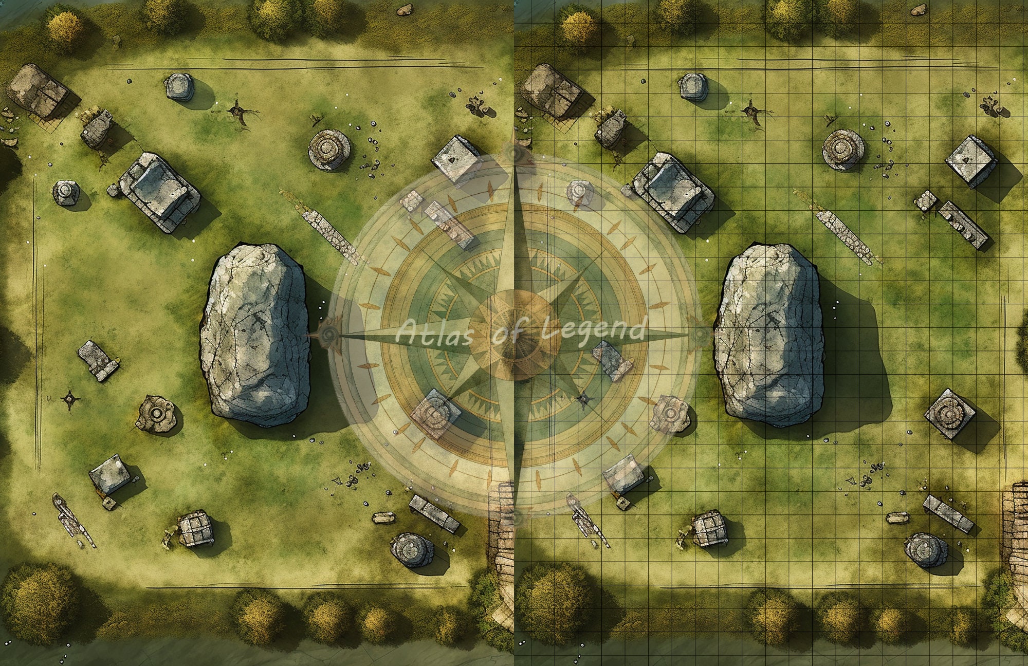 Dnd Plains Bundle, 11 D&D Battlemaps, Dungeons and Dragons Battle Maps ...