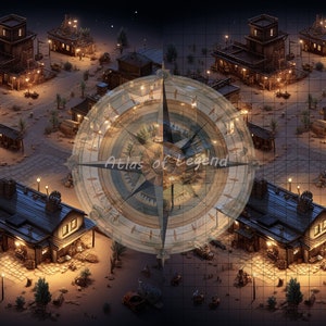 Dnd Wild West Settlements Bundle, 8 D&D Battlemaps, Dungeons and ...